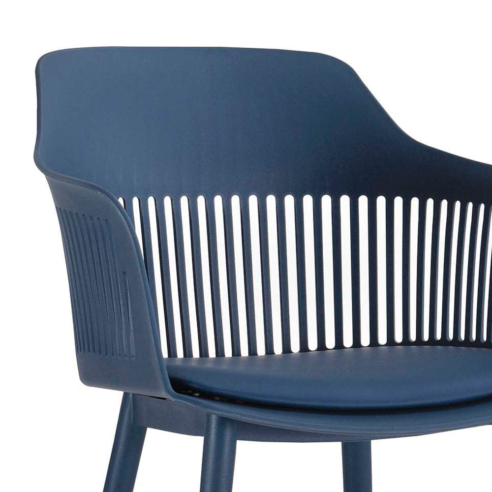 Cadeira com Braço Marcela Azul Mozaic - freitasvarejo