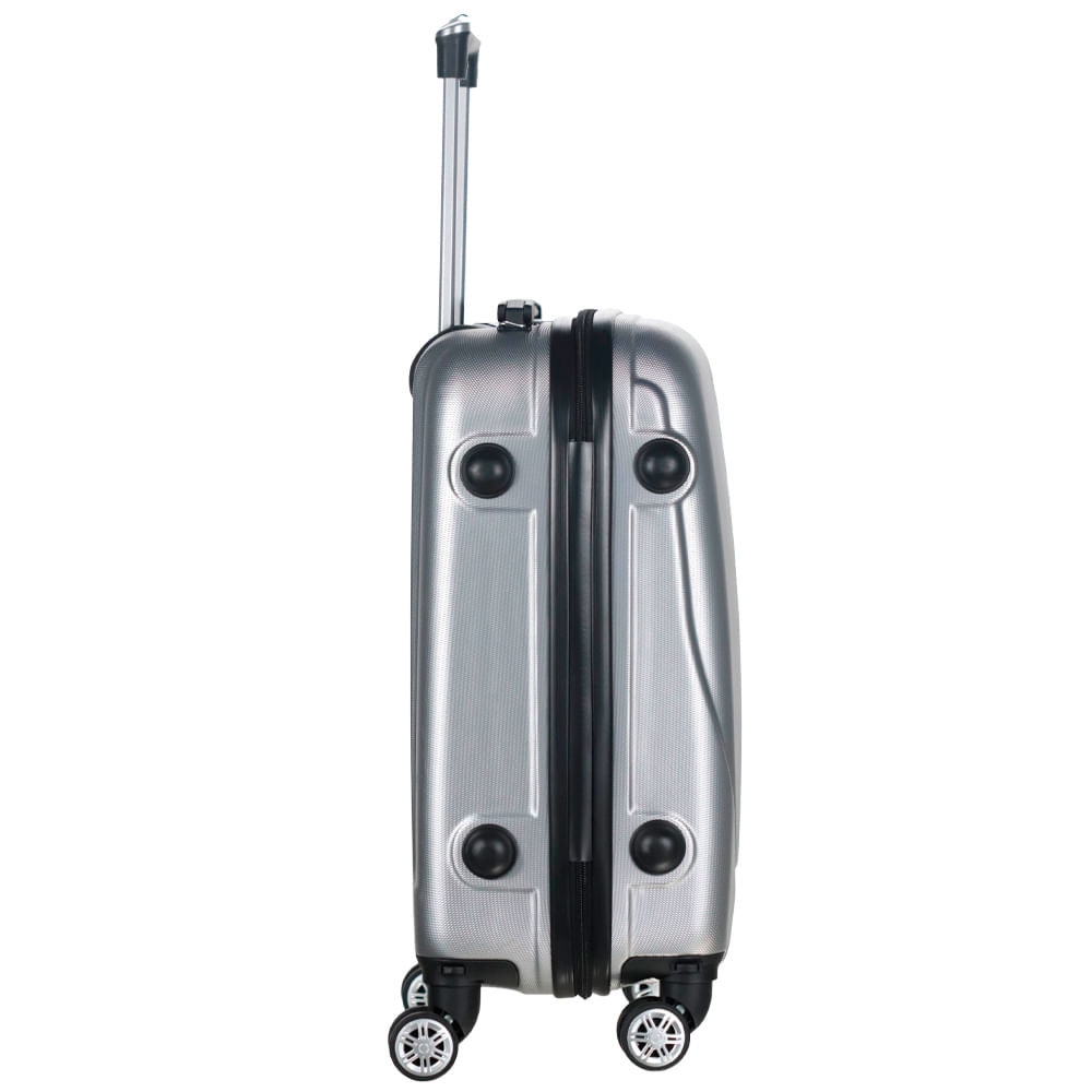 Mala de Viagem Expander Prata 20" Útil Bags 55cm - freitasvarejo